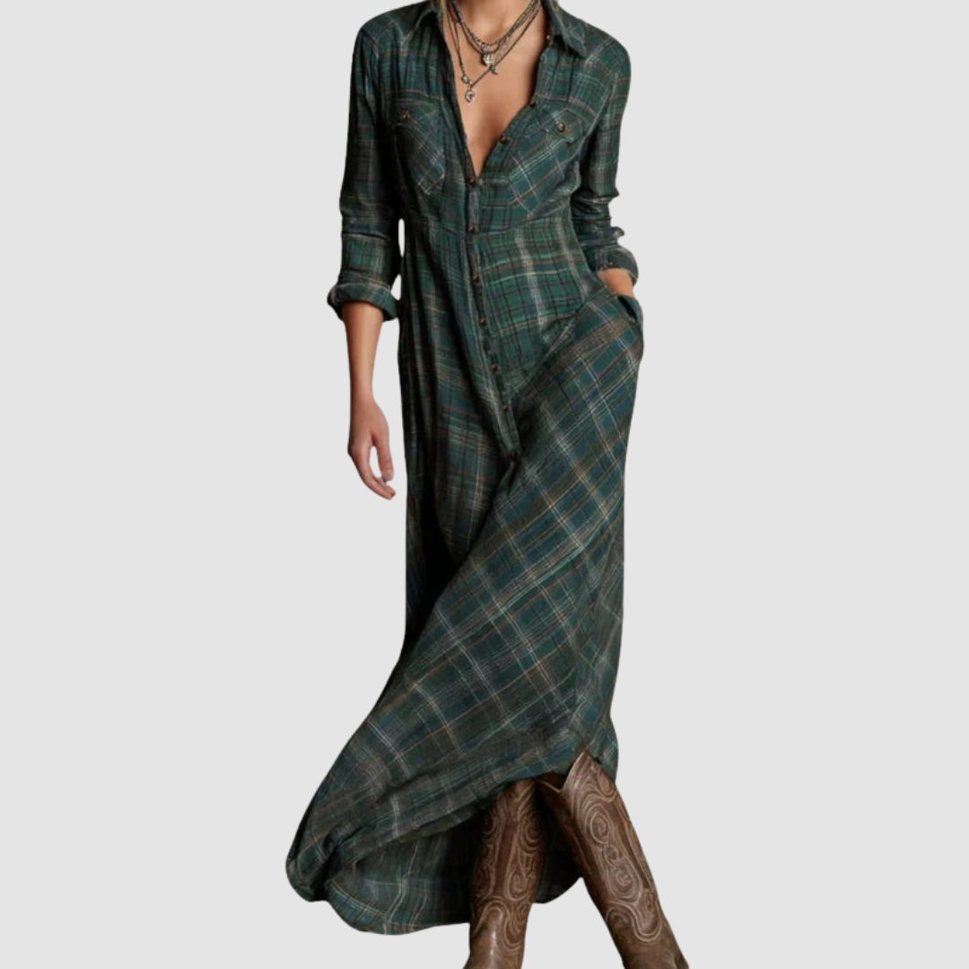 Ashlin™ Elegant Long Dress – Emily Boston